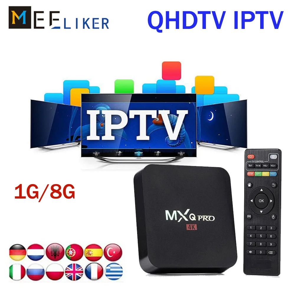 MXQ pro 4K S905W 1 year Europe Arabic IPTV Channels French/Belguim ...