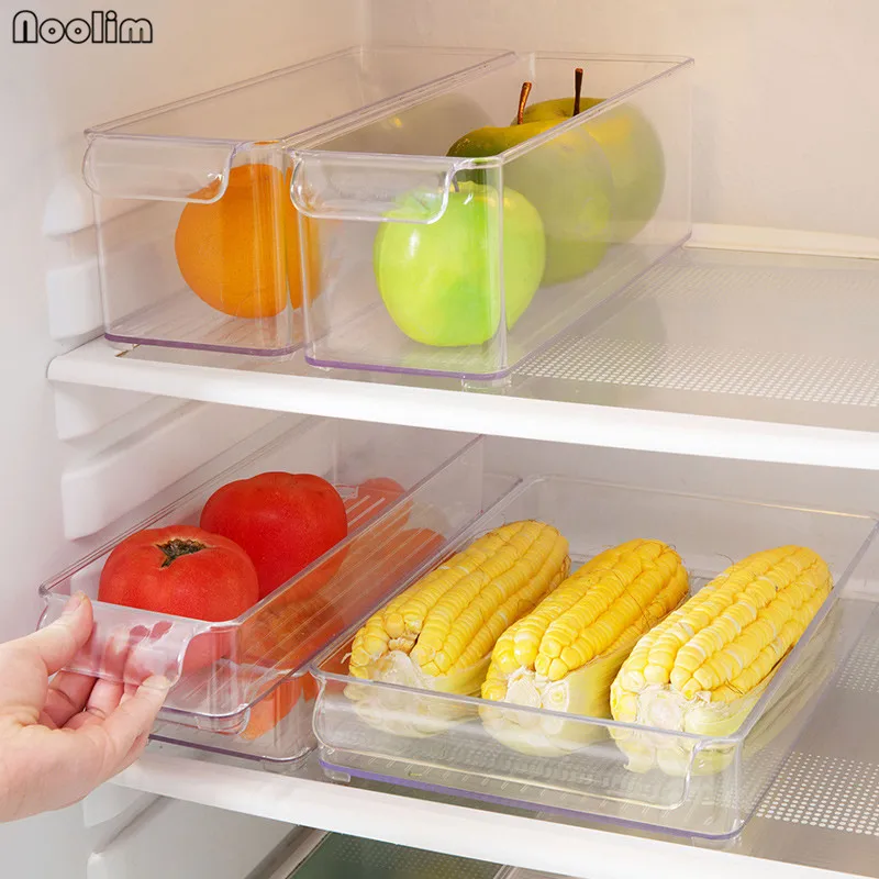 NOOLIM Transparent Refrigerator Storage Box Food Freezing Box Kitchen ...