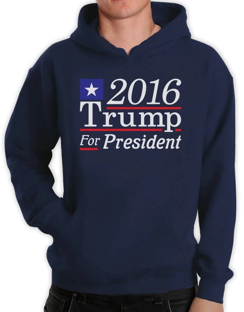 2016 Fashion Men Hoodies TRUMP FOR PRESIDENT ELECTION Republican ...