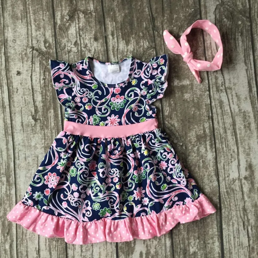 baby girls Summer spring dress outfits girls floral dress girls ...