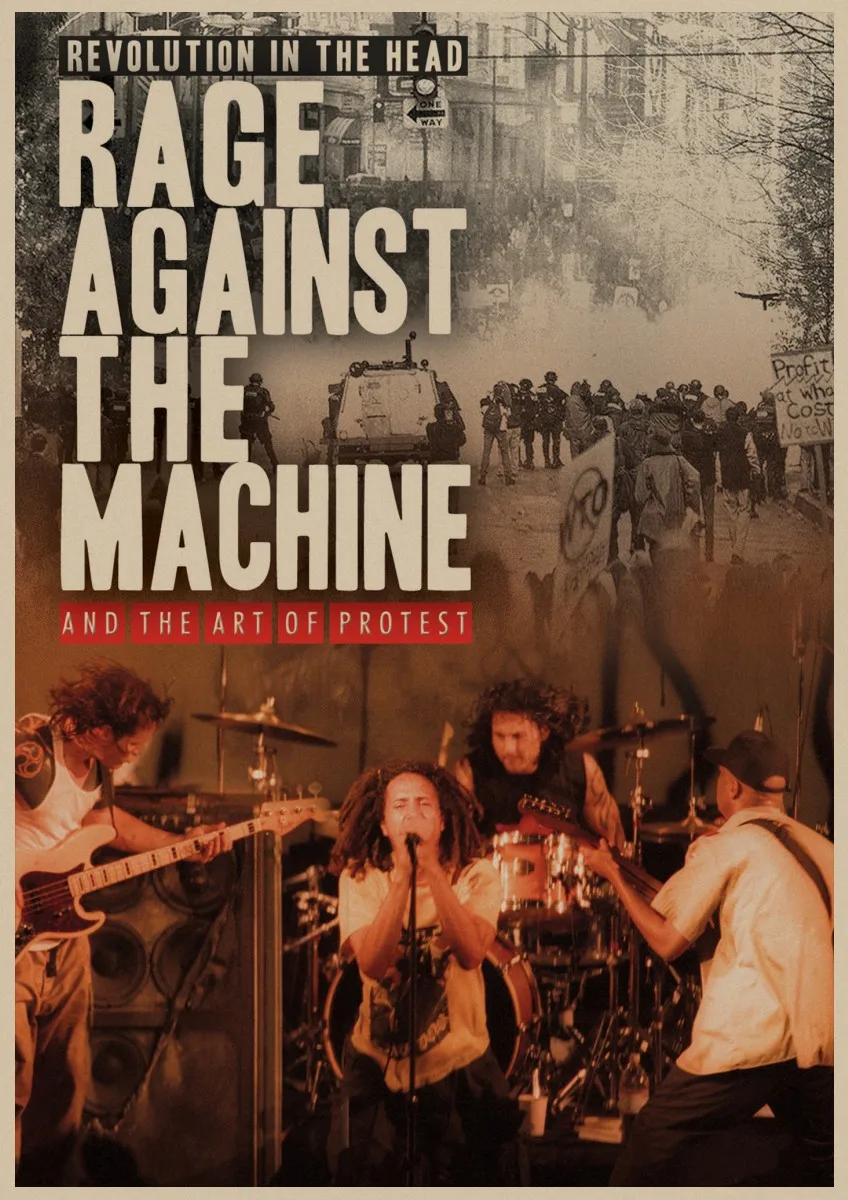 Rage Against The Machine Concert Poster