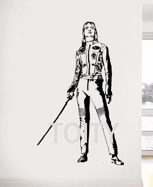 Kill Bill Vinyl Decal Quentin Tarantino Movie Film Classic Poster Umea ...