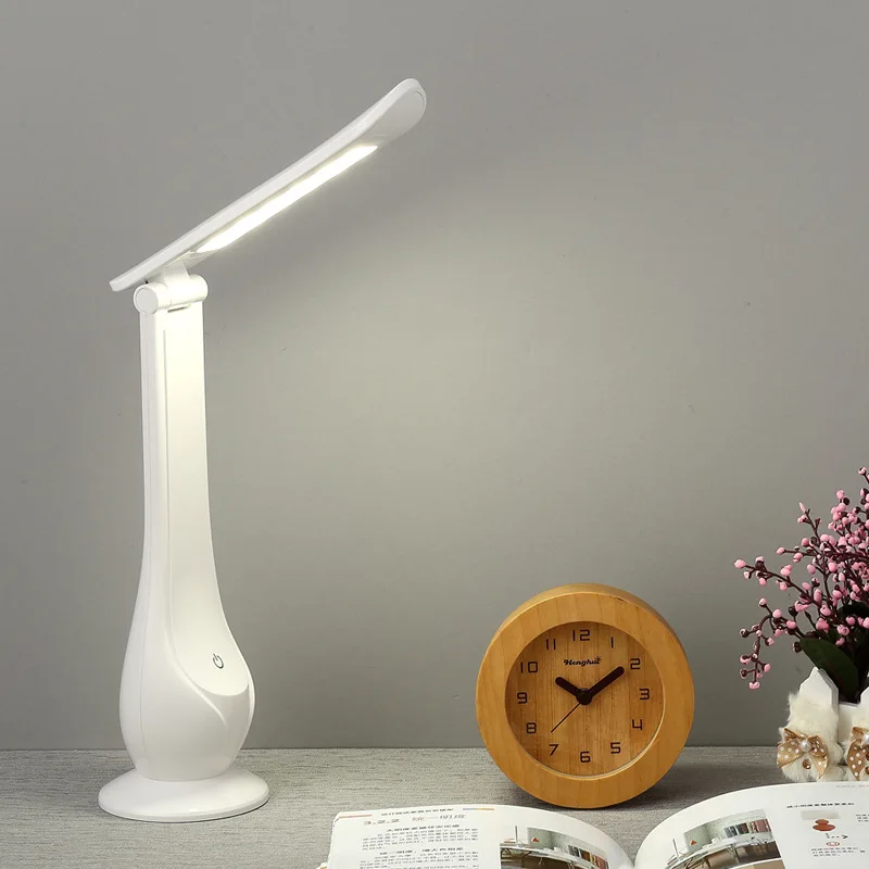 Eye Protection LED Desk Lamp Foldable Touch Sensor Table Lamp Bedside ...
