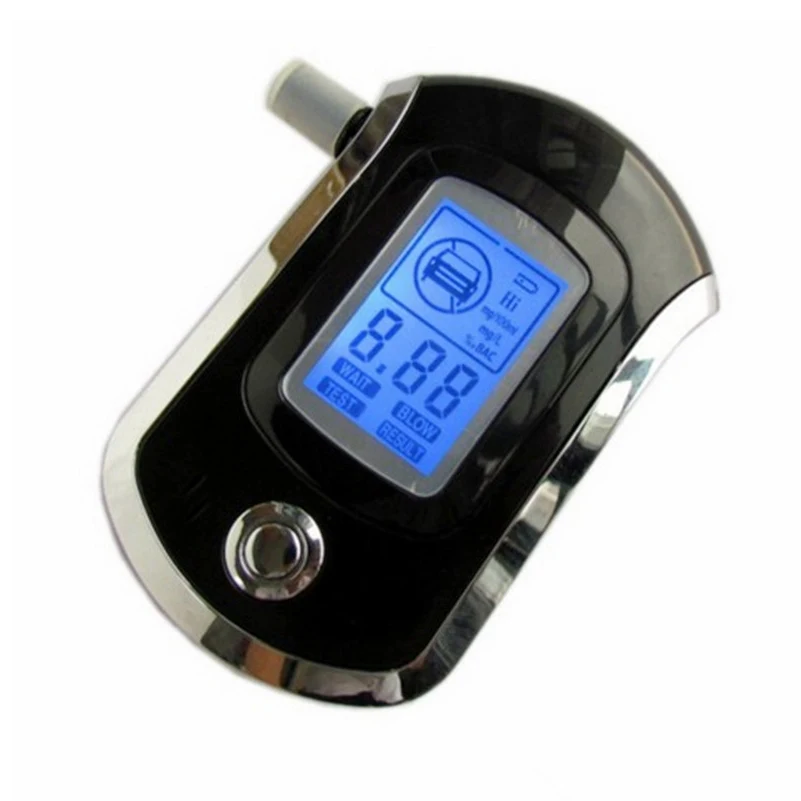 AT6000 Breath Alcohol Tester Breathalyzer Breathalyser Car detector ...