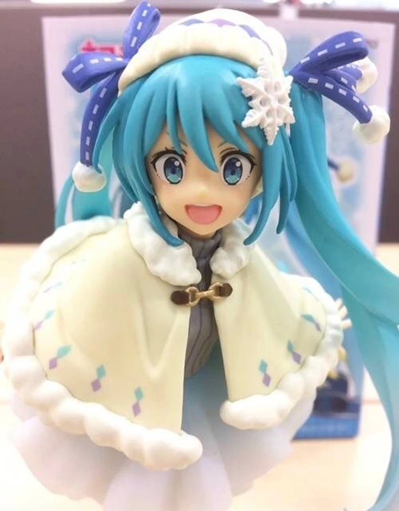 Hatsune Miku Snow Miku Action Figure 1/8 scale painted figure Snowsuit ...