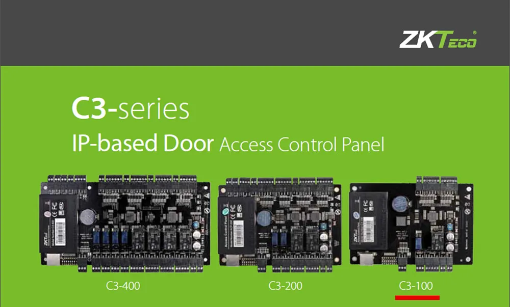 Zk 1 2 4 Door Controller Tcp Ip Access Control Board Rfid Card Access Control Panel C3 100 C3