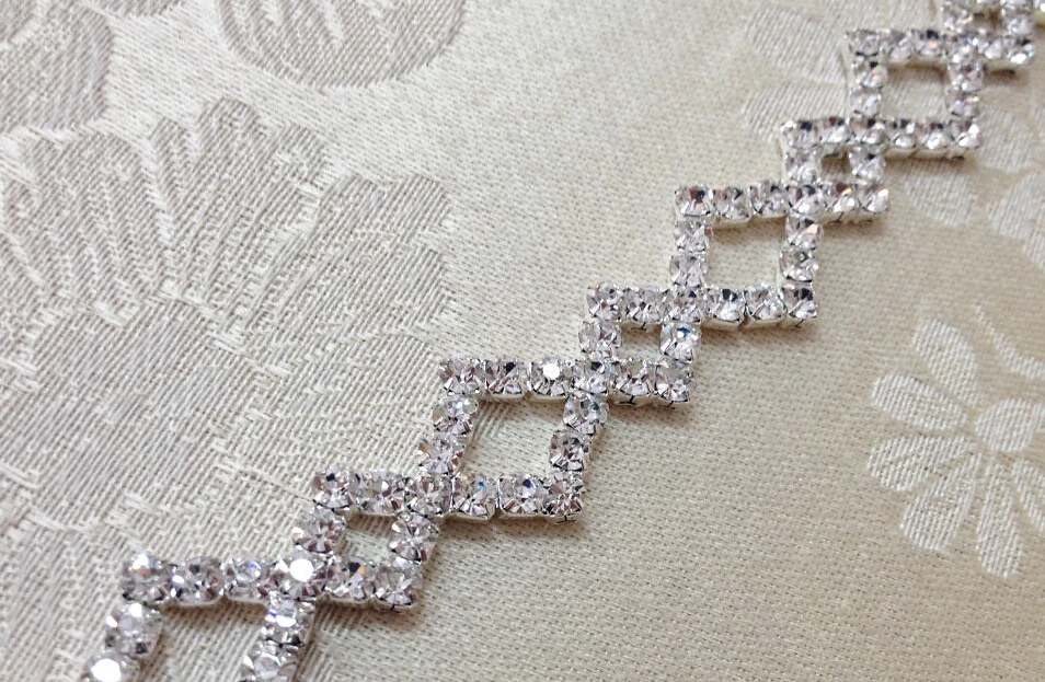 50cm/20 Inches per Piece Bling Bling Decorative Rhinestone Bridal Trim ...