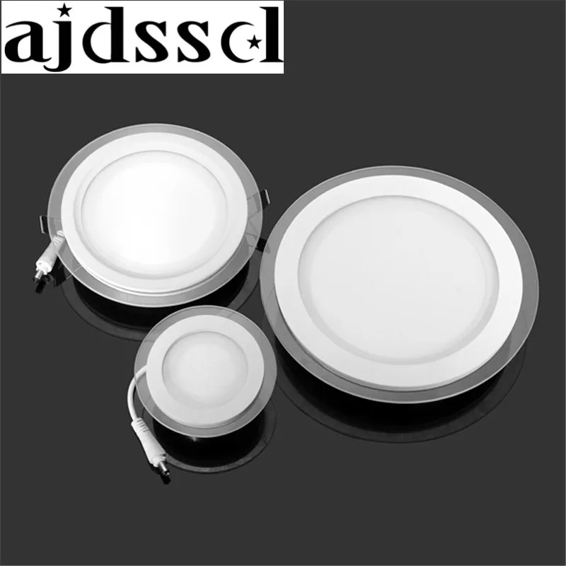 Panel LED de cristal cuadrado, luz descendente regulable ...