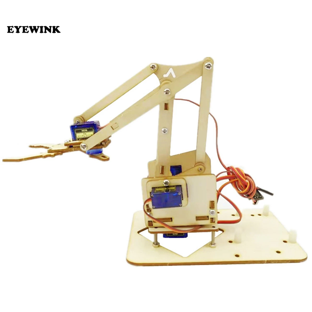 Robotics Industrial & Scientific 4 DOF Wooden Wood Robotic Arm Wood ...