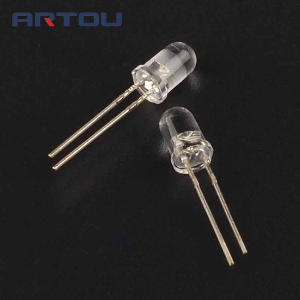 200PCS Ultra Bright White LED 5mm 18000mcd-in Integrated Circuits from ...