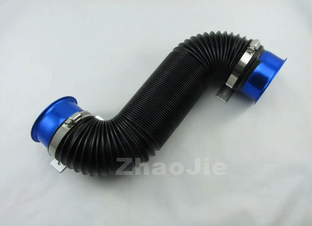 Car Multi Flexible Extensible Cold 3 inch Air Intake Inlet Pipe Tube ...