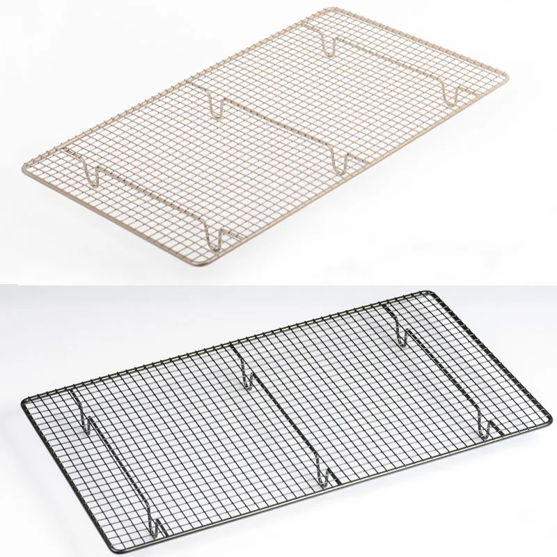 Kitchen Large Encrypted Bread Cooling Rack Black Non stick Cake Rack ...