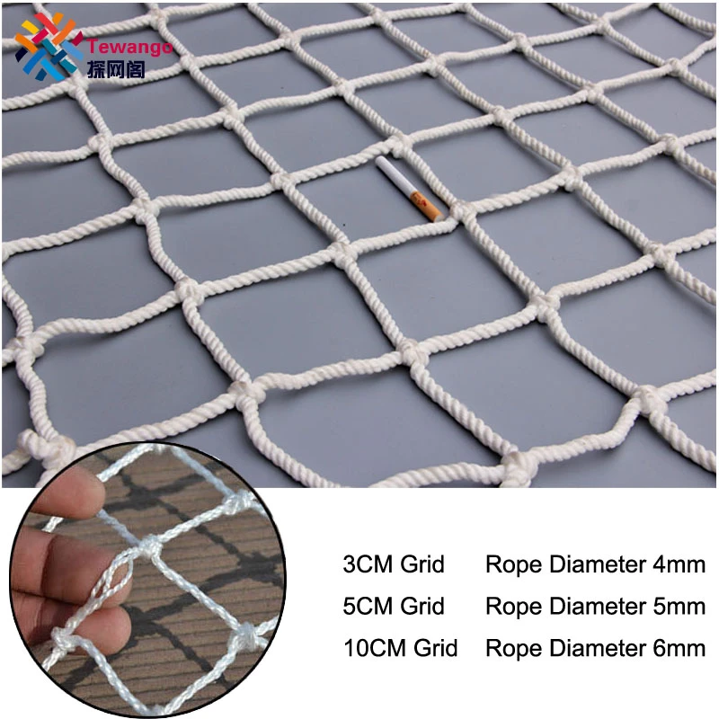 3/5/10cm Grid Nylon Safety Netting Stair Balcony Safety Protection ...