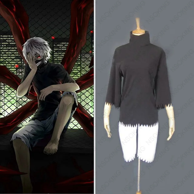 Tokyo Ghoul Ken Kaneki Cosplay Costume-in Anime Costumes from Novelty ...