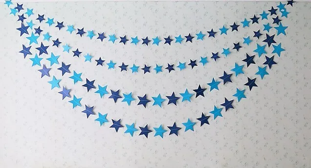 8 metros/lote fiestas y eventos decoración boda suministros estrella de ...