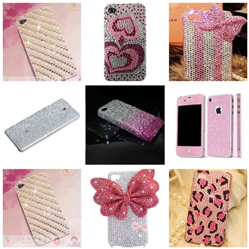 Diamond Decoration Stickers DIY Rhinestone Decorations Mobile Phone ...