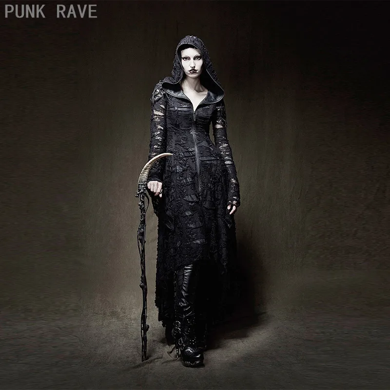 PUNK RAVE 2018 Spring New Arrivals Women Dress Punk Gothic Gothic ...