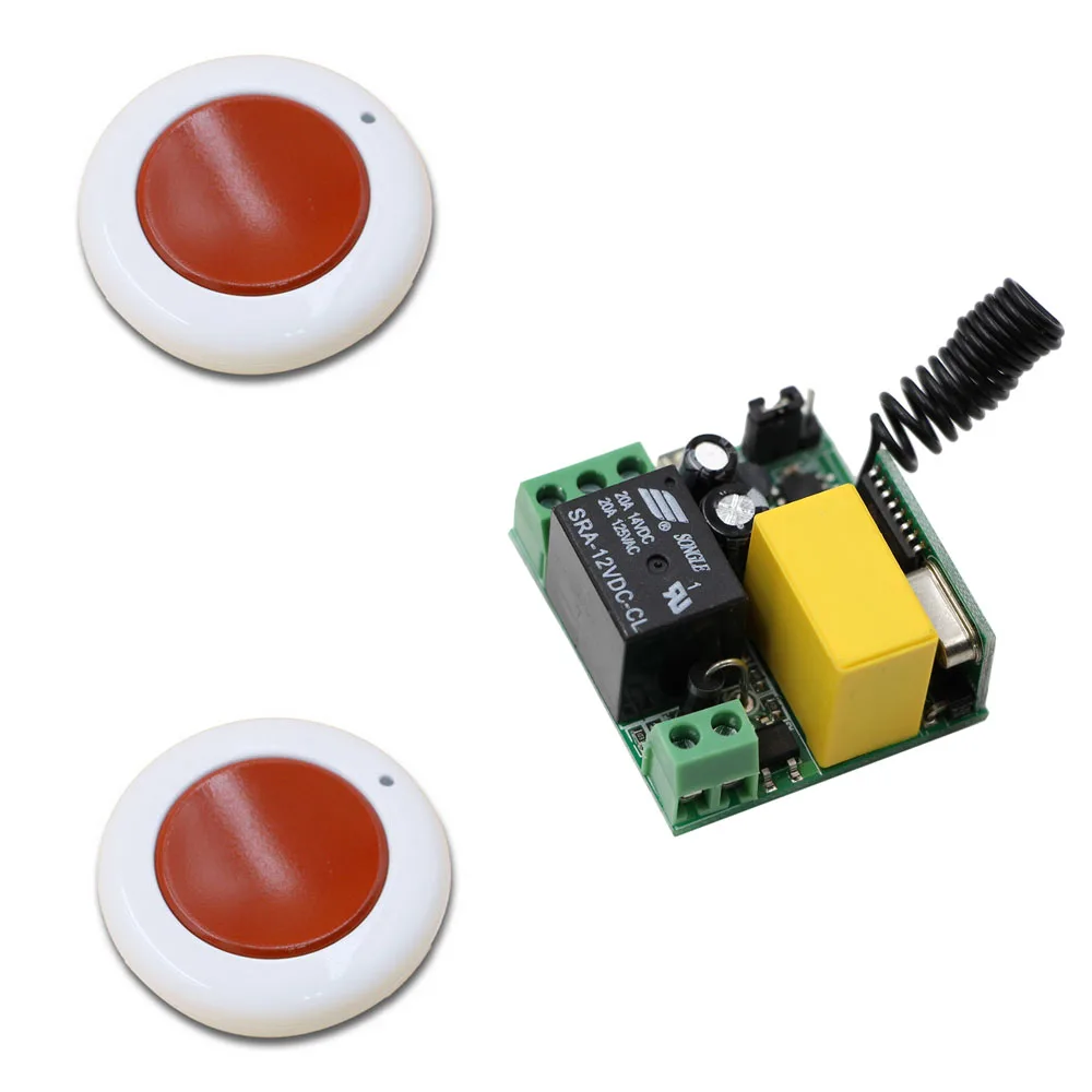 Wireless Remote Switch AC 220V 1 CH 1CH 10A Relay Wireless Power Remote ...