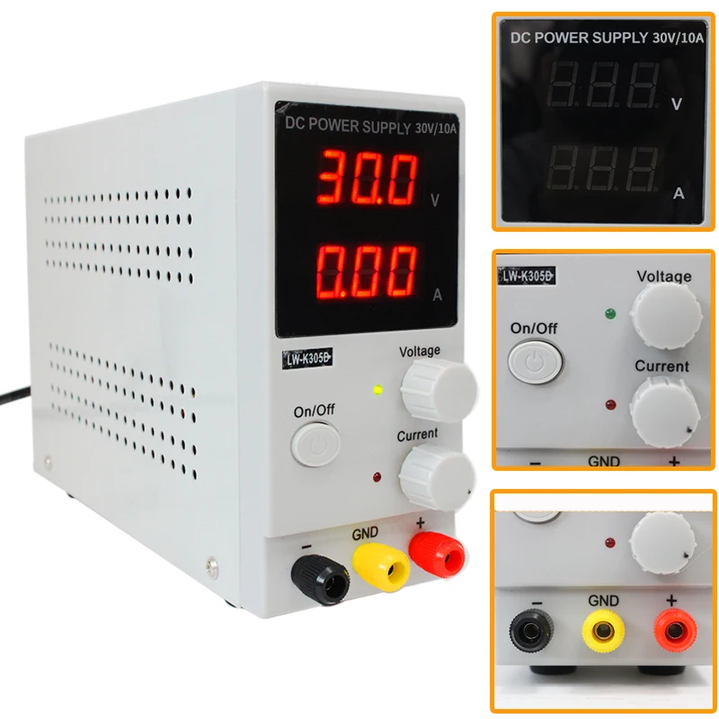 Lw-k3010d Adjustable Dc Power Supply 0~30v 0~10a ,110v/220v, Switching ...