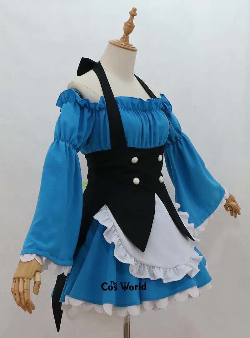 Re Zero Kara Hajimeru Isekai Seikatsu Emilia Remu Ramu Maid Apron Dress ...