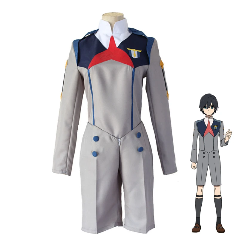 Anime Darling In The Franxx Hiro Cosplay Costume Code 016 Men And Women