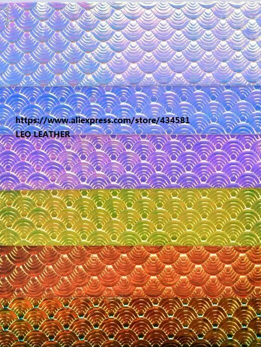 Embossed Fish Scales or Shell Grain PU leather, SYNTHETIC LEATHER p1066 ...