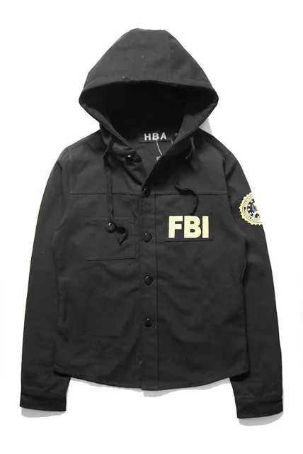 2015 FBI Jacket Bomber Pilot HBA Hood By Air Windbreaker Abrigos y ...