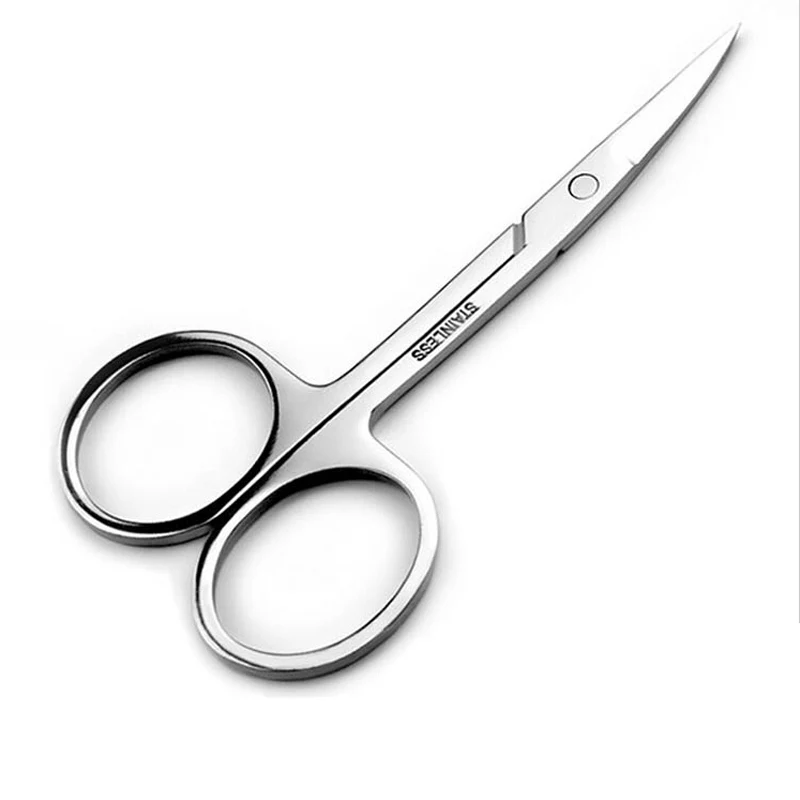 Stainless Steel Makeup Scissors Nose Hair Cut Eyebrow Scissors Eyebrow ...