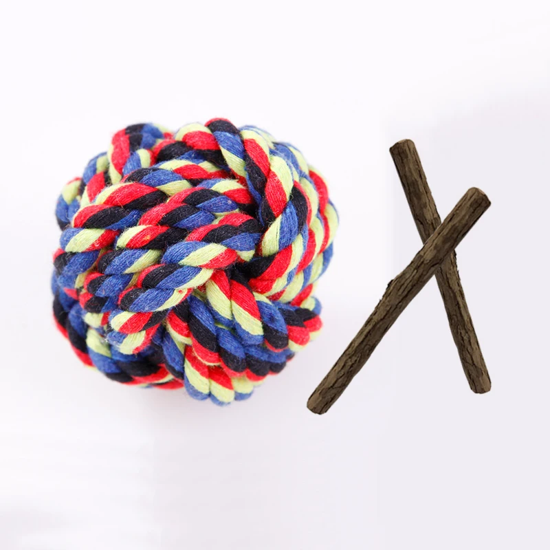 3 шт. детские игрушки щенка веревка(зуботочка для собаки) хлопковая ...