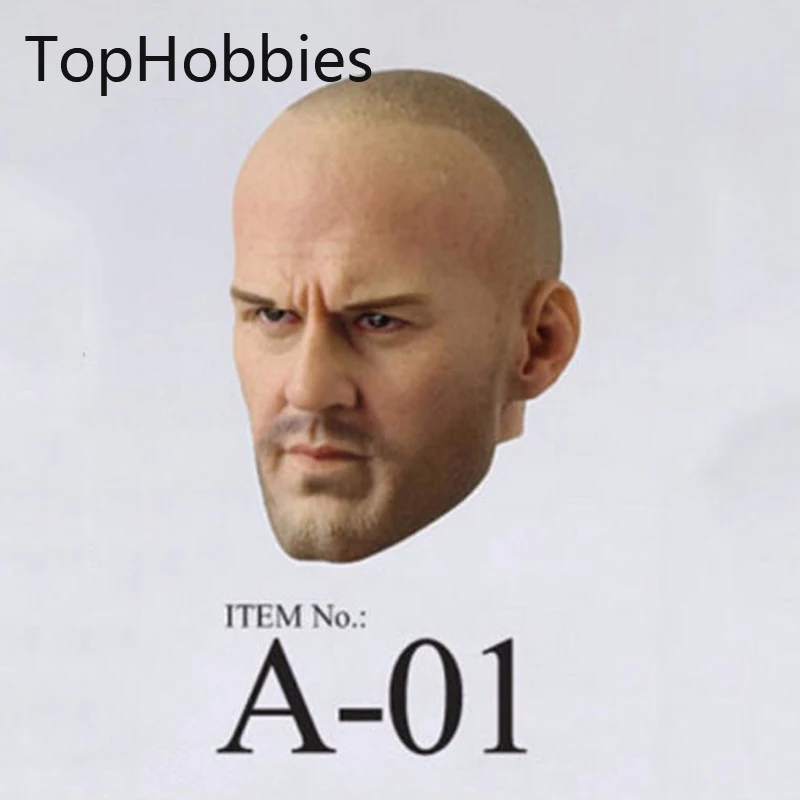 1/6 Scale Jason Statham Head Sculpts Model Toys A-01 Man Carving Model ...