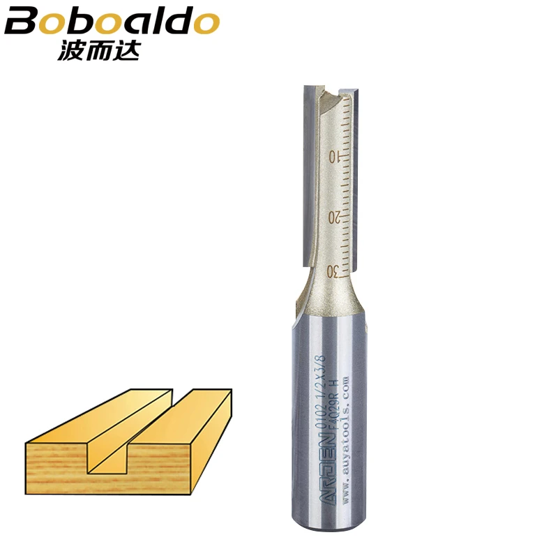 1pcs Double Flute Lengthen Straight Bit Arden Woodworking Tools Router ...