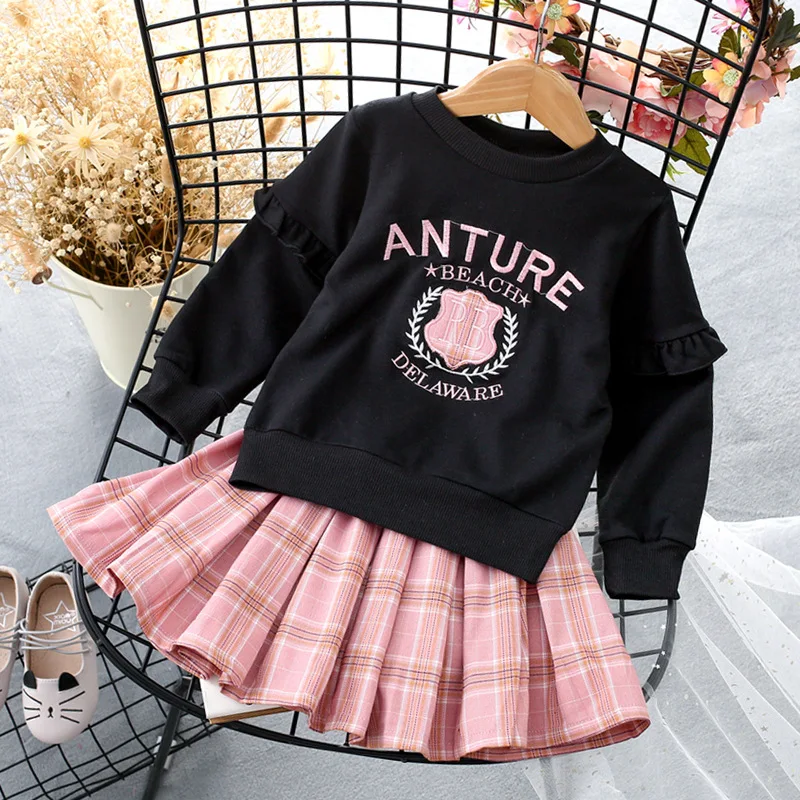 Children's Clothes Set 2pcs Girls Clothes Set Spring Autumn Long Sleeve ...