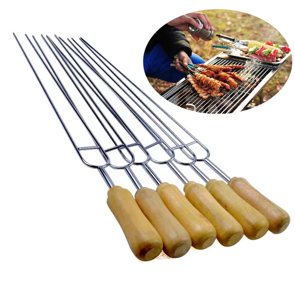 6pcs/pack Easy to Clean Eco friendly Ergonomic U Shape Fork Corn Holder ...