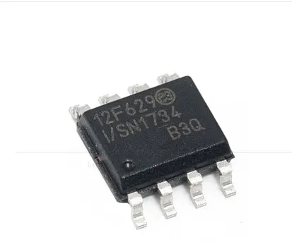 Lote de 5 unidades de microcontrolador Flash PIC12F629 I/SN PIC12F629 12F629 de 8 bits SOP 8 ...
