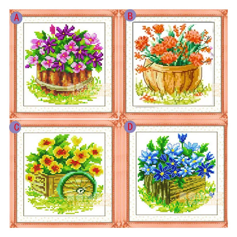 Needlework,DIY DMC Cross stitch,Sets For Embroidery kits,Precise ...