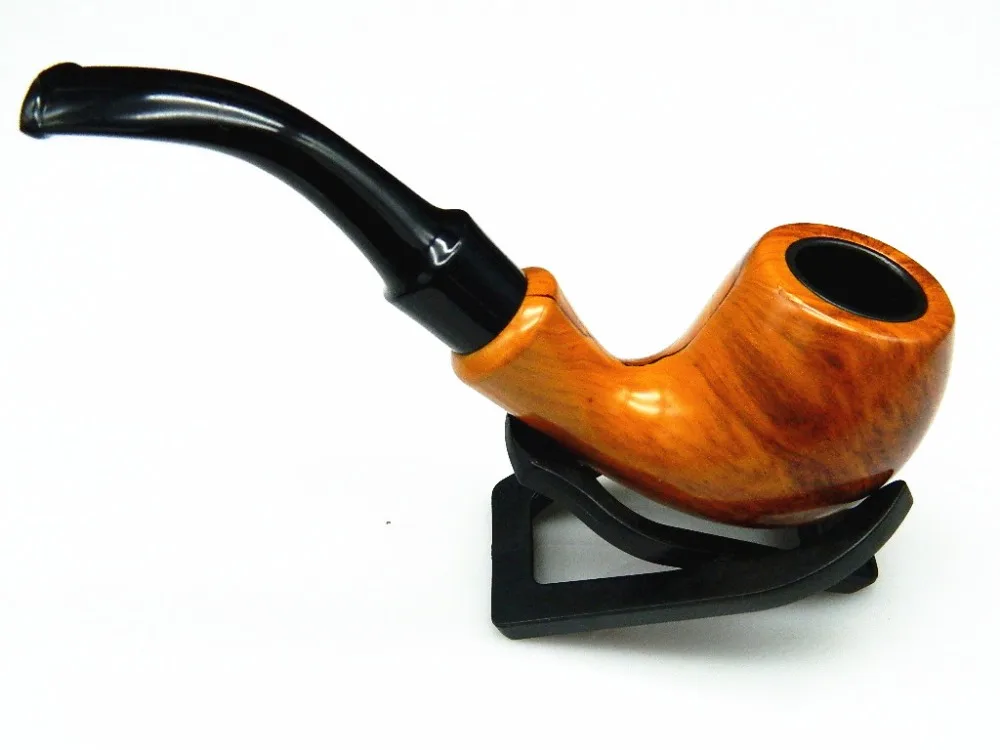 1PCS High Quality New Style Imitation Wood Smoking Tobacco Pipes Resin ...