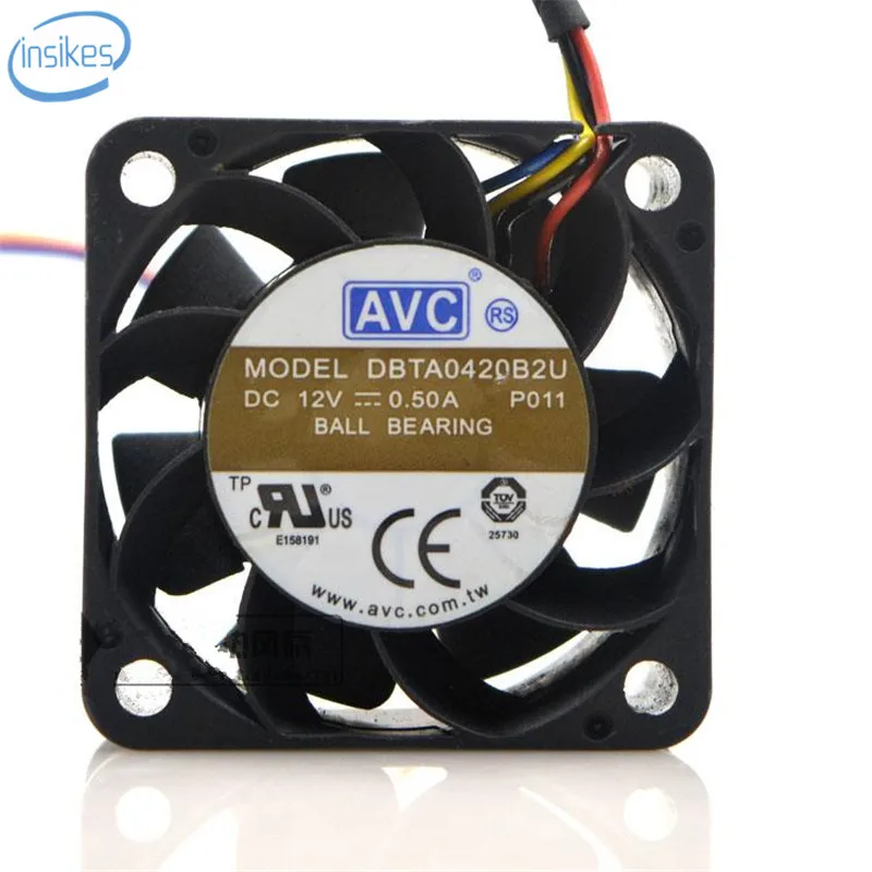 AVC DBTA0420B2U PWM High Speed Equipment Cooling Fan DC 12V 0.5A ...