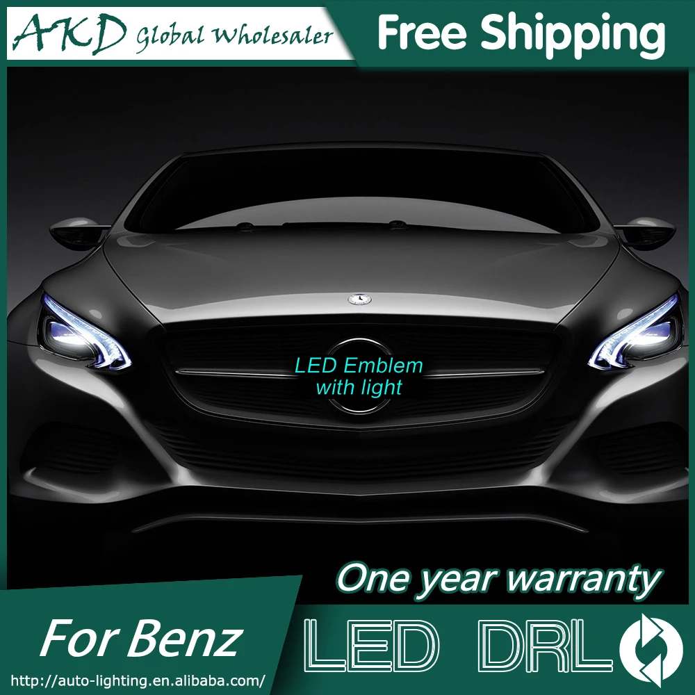 AKD Car Styling for Mercedes Benz CLA200 LED Star Light DRL FRONT ...