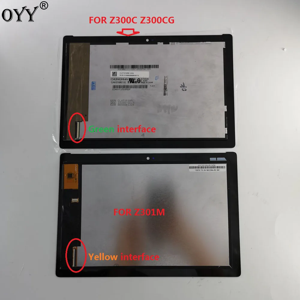 10.1 inch For ASUS ZenPad 10 Z300 Z300C P021 Z301M P028 LCD Display ...