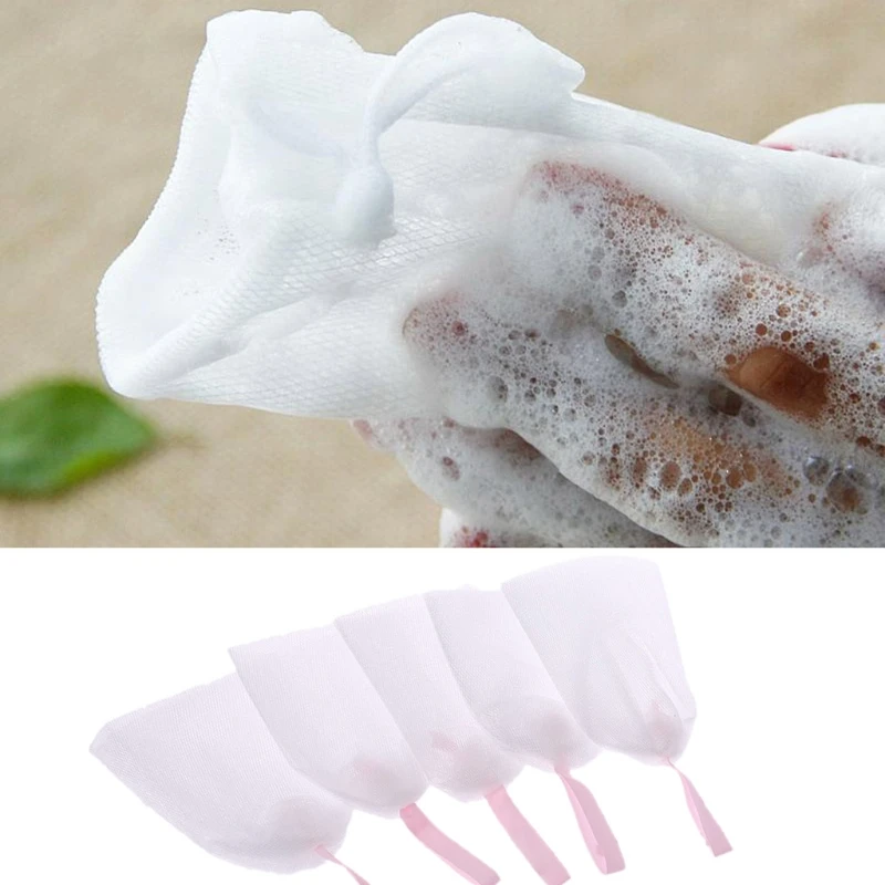 Practical Soap Blister Mesh Easy Bubble Mesh Bag Soap Net Foaming Net