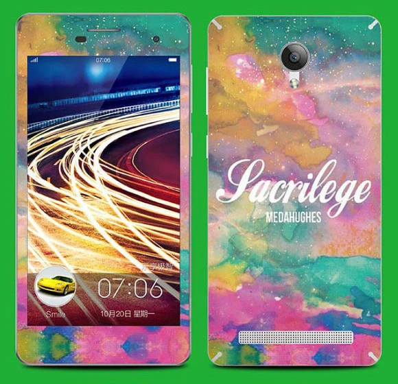 Colors rendering Brands Sticker for BBK VIVO Y28 Screen Protector 4.7 ...