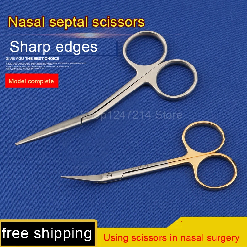 Eyelid-Tools-Wow-mouth-scissors-Nasal-septum-scissors-No-plating-Bevel ...
