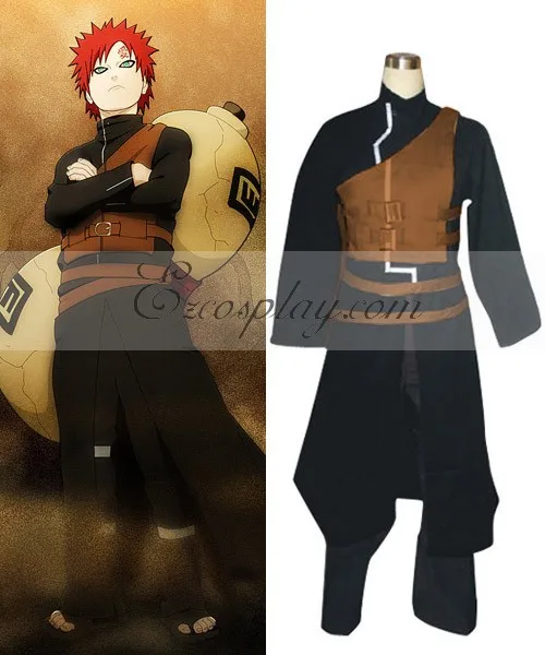 Naruto Shippuuden Gaara 5th Kazekage Cosplay Costume E001 In Anime Costumes From Novelty