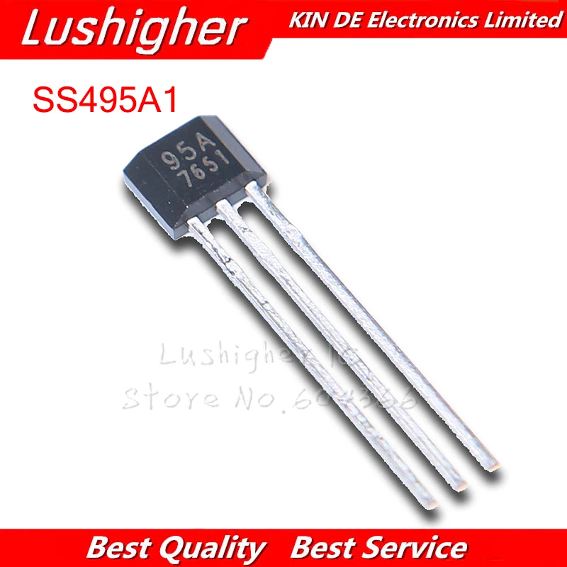 50pcs SS495A1 TO92L 95A TO 92L high precision Hall SS495A Screen 95A ...