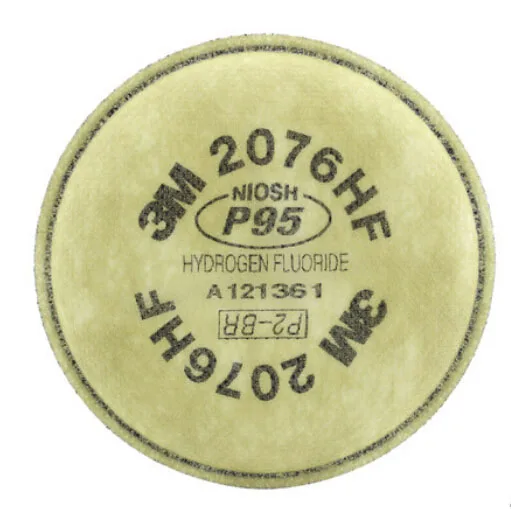 3M 2076HF Particulate Cartridge Hydrogen Fluoride P95 Standard ...