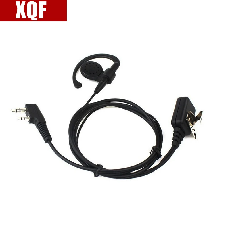 Xqf 2 pinos orelha gancho fone de ouvido para kenwood puxing weierwei ...