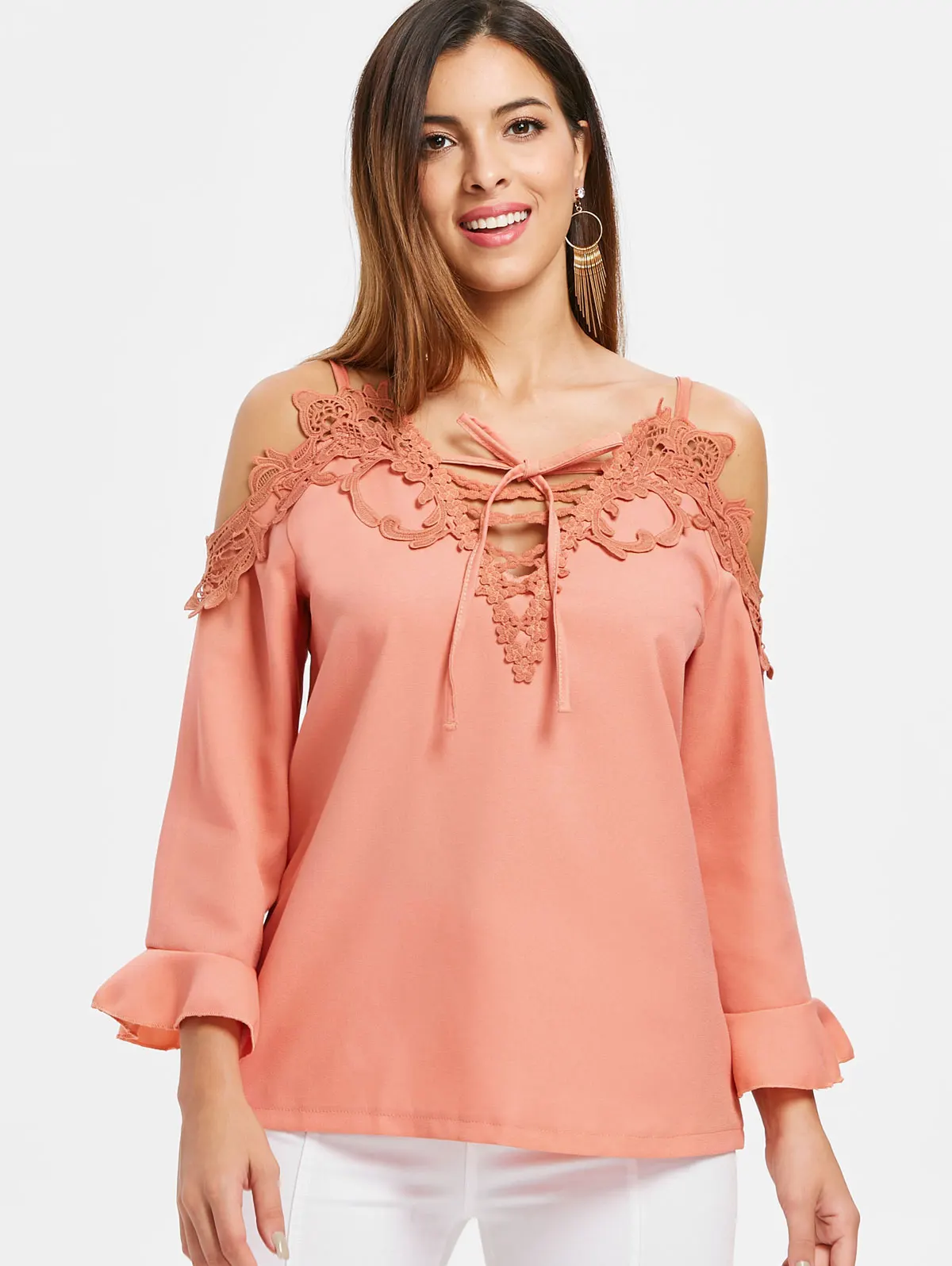 Open Shoulder Blouse
