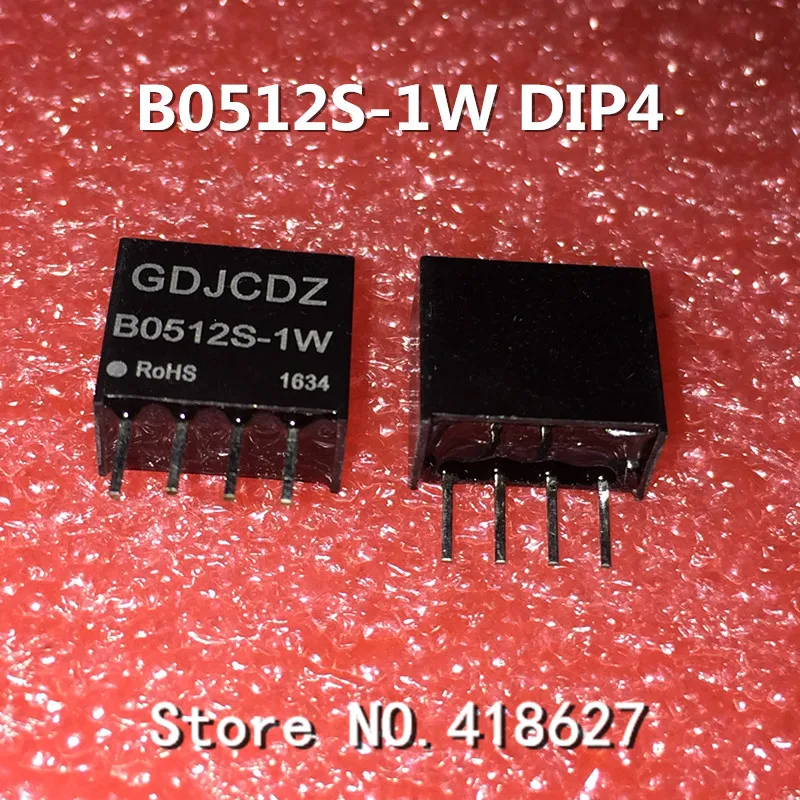 100 개/몫 B0512S 1W dip DC DC 절연 전원 공급 장치 모듈 5 v turn 12v1w|module 5v ...