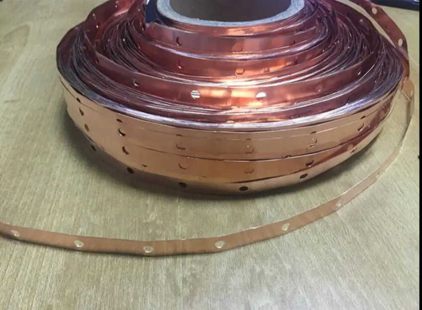 0.2x10mm Pure Copper Strip Strap Sheet For 32650 Lithium Battery With ...