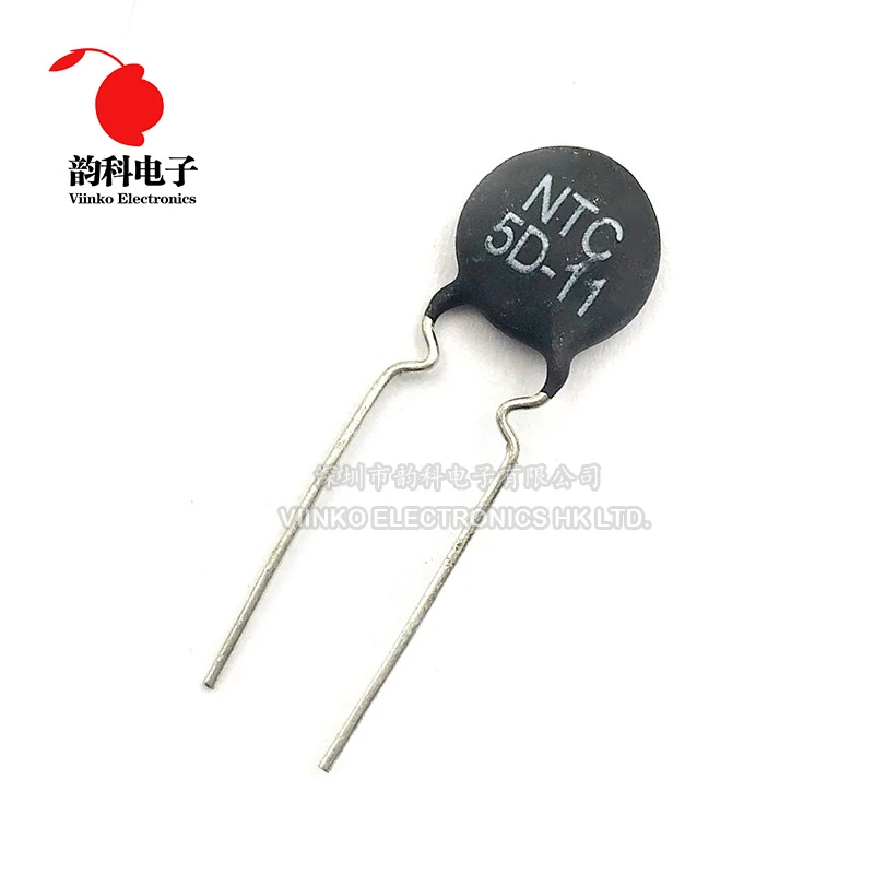 10pcs Thermal Resistor Ntc 3d-9 5d-9 5d-11 5d-15 8d-11 8d-20 10d-7 10d-9 10d-11 10d-13 10d-15 ...
